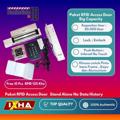 Promo Paket Access Control Door RFID Magnetic Lock KAPASITAS BESAR ...