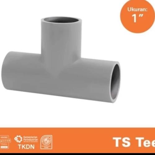 Jual Fitting pipa uPVC TS Tee-1 inch - Kab. Bekasi - Mumu aquapro | Tokopedia