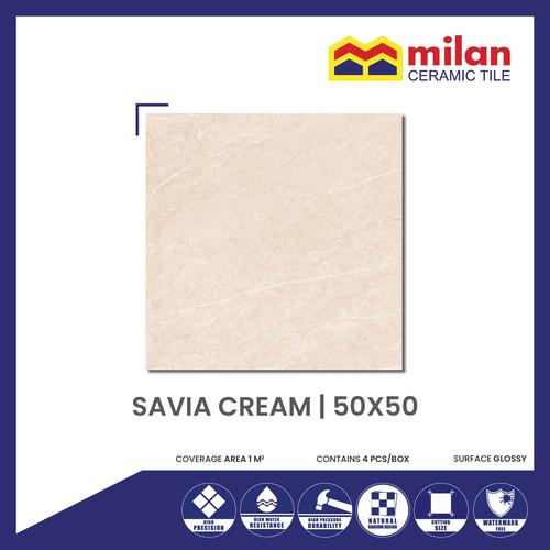 Jual Milan Savia Cream 50X50 Keramik Lantai Motif Marble Glossy - Kab ...