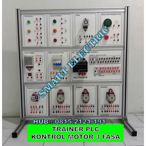 Jual TRAINER PLC OMRON CP1E E30 UNTUK PRAKTEK Star Delta Fullset ...