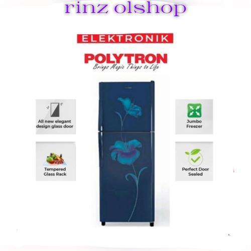Promo KULKAS POLYTRON PRS21BLB REFRIGERATOR 2 PINTU NO FROST PRS-21BLB ...