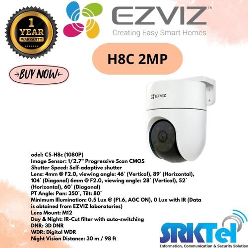 Jual Ezviz H8c IP Cam Outdoor 2MP Auto Tracking Pan & Tilt Wi-Fi Camera ...