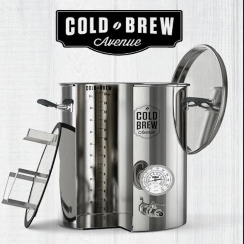 Promo Deluxe Professional Cold Brew Coffee Maker ( 15 Gallon / 56,78 L ...