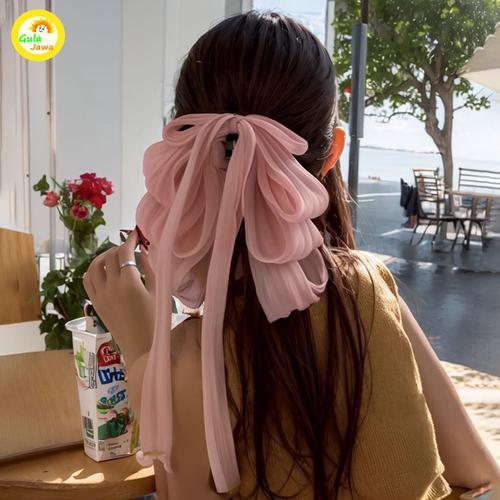 Jual Hot Jepit Jedai Rambut Pita Tille/Korean Fairy Pleats Ribbon Hair ...
