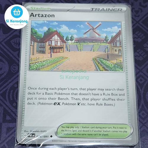 Jual TCG - POKEMON CARD ENGLISH PALDEAN FATES STADIUM ARTAZON PAFen 076 ...