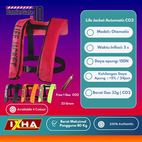 Jual Inflatable Life Jacket Pelampung co2 Automatic untuk watersport , Renang dan pekerja di ...