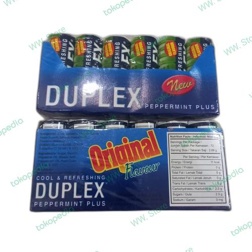 Jual Permen jadul Duplex Cool & Refreshing Peppermint Plus 6x32g - Kota ...
