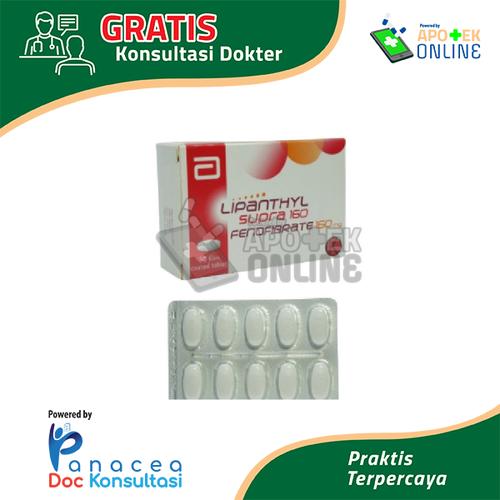 Jual LIPANTHYL SUPRA 160MG 1 STRIP 10 TABLET - Jakarta Timur - Apotek ...