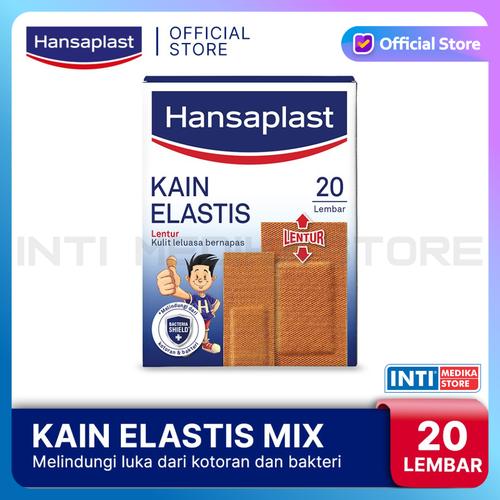 Promo HANSAPLAST - Plester Kain Elastis Mix 20s | Plaster Luka Kulit ...