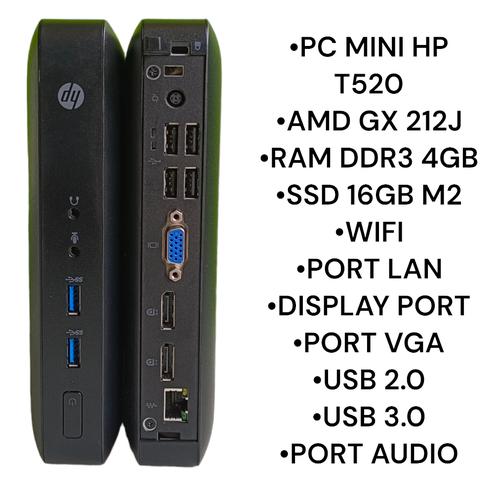 Jual PC MINI HP T520 AMD GX212J RAM 4GB SSD 16GB M2 WIFI MUMER - 4GB ...