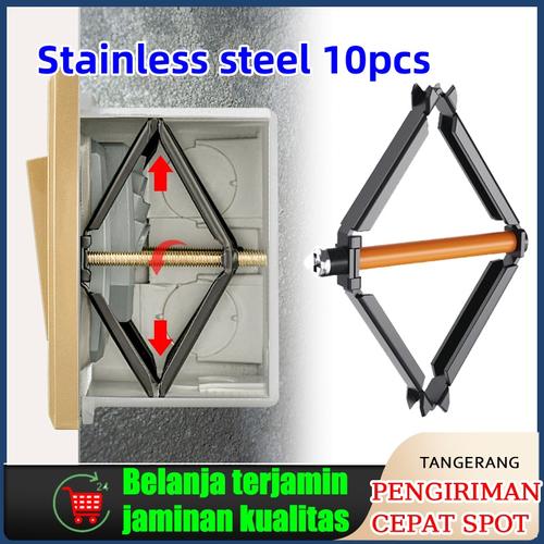 Jual 10PC 86mm Per Dinding Tanpa Inbow Kotak Perbaikan Sekrup Steker ...