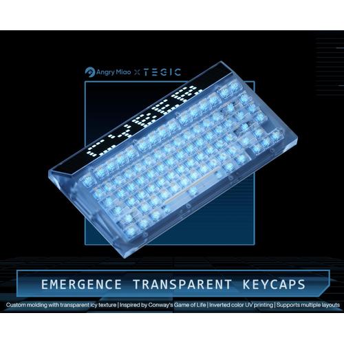 Promo Keycap Set - Angry Miao x Tegic [Emergence] Transparent Keycaps ...