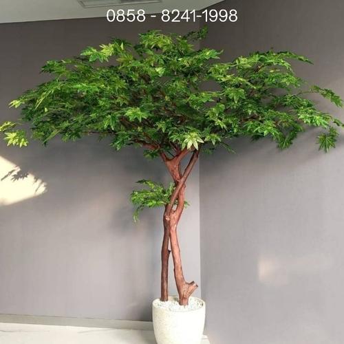 Jual pohon hias artificial sintetis daun maple hijau tinggi 4 meter ...