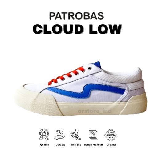 Jual Sepatu Casual Patrobas Cloud Low White Blue Original Edisi Jawa ...