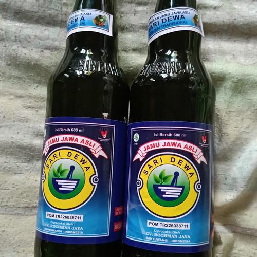 Jual Jamu Jawa Asli Cap Sari Dewa - 600 mL - pegal pegal dan linu linu ...