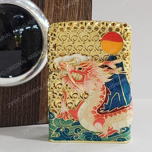 Jual Zippo Original Jacket Chinese Dragon Gold Plated 5 sisi Limited - Jakarta Barat - ZIPPO ...