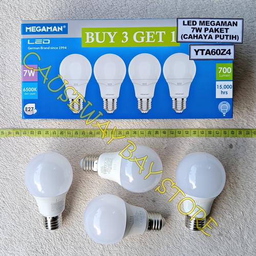 Jual LAMPU LED 7W PAKET MEGAMAN YTA60Z4 6500K DAYLIGHT - Kab. Sidoarjo - CAUSEWAY BAY STORE ...
