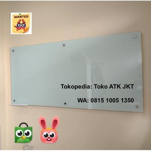 Jual Glassboard 120x200 Non Magnetic Papan Tulis Kaca Glass Board ...