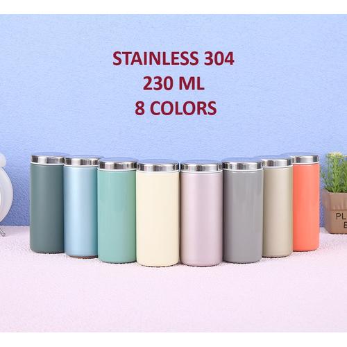 Jual TUMBLER TERMOS MINI MUG VACUUM HOT & COOL STAINLESS STEEL 304 230 ML/ COFFEE TUMBLER ...
