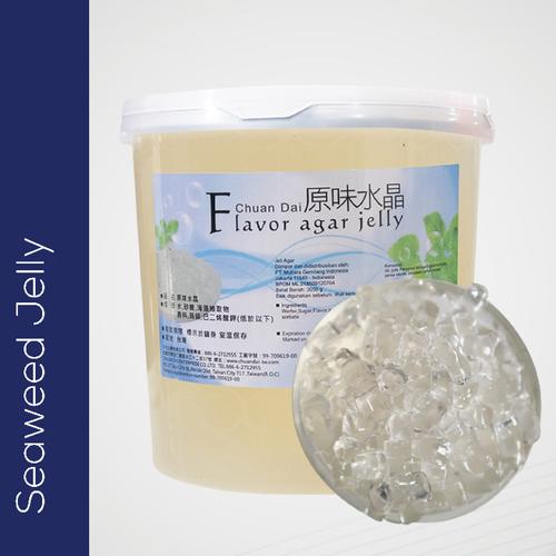 Jual Seaweed crystal jelly topping minuman rumput laut jeli kristal es ...