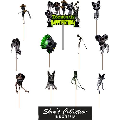 Jual Cake topper Zoonomaly isi 11 pcs - Kab. Banyumas - Shin's ...
