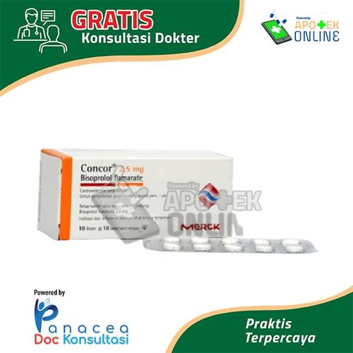 Jual CONCOR 2.5MG 1 BLISTER 10 TABLET - Kab. Tangerang - Apotek Tentram ...
