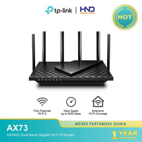 Promo TP-Link Archer AX73 AX5400 Dual-Band Gigabit Wi-Fi 6 Router ...
