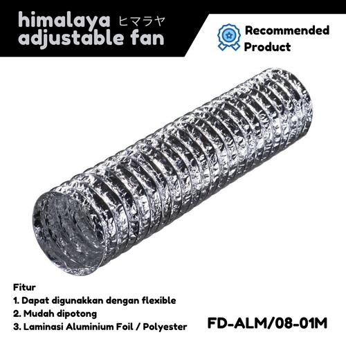 Jual Flexible Ducting Aluminium 8" / Selang Blower Ducting 8 Inch (Meteran) - Meteran (Ecer ...