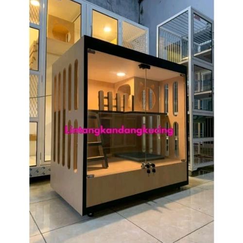 Jual Kandang Kucing Kecil Minimalis Bahan Hpl Tacosheet - Kandang ...