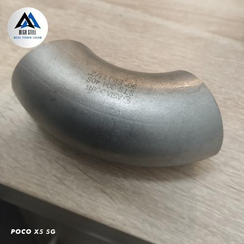 Jual Elbow Las Stainless SCH10 SS304 / Knee SUS 304 Welded 3" inch ...