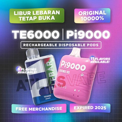 Jual ELFBAR ELF BAR TE6000 TE 6000 PI9000 PI 9000 Disposable Pod Pods ...
