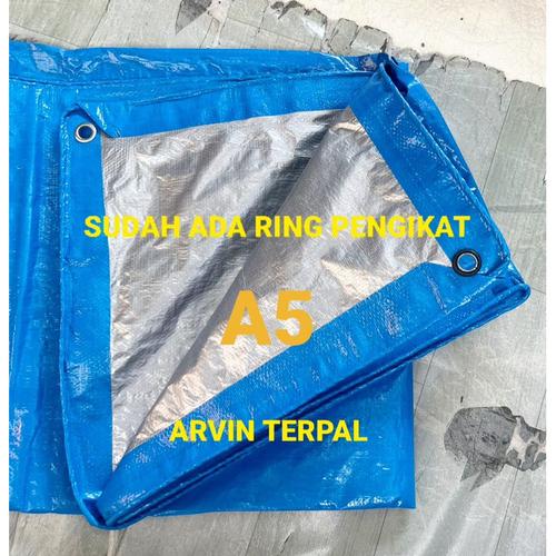 Jual terpal plastik A5 3x3 3x4 3x5 meter / tenda terpal serbaguna ...