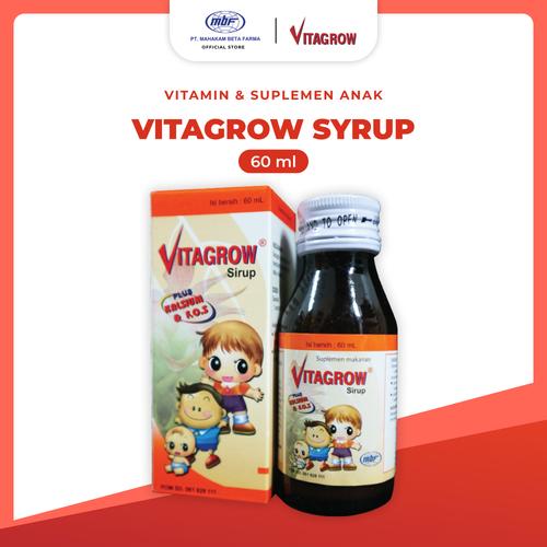 Promo Vitagrow Syrup Vitamin Untuk Meningkatkan Nafsu Makan Anak - 60ml ...