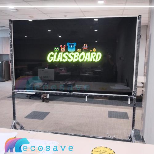 Jual Black Glassboard Standing 60x90 Non Magnetik Papan Tulis Kaca Hitam - Jakarta Barat - Toko ...