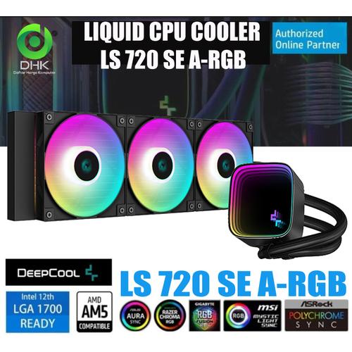 Jual DEEPCOOL Liquid Cooler LS720 SE BLACK ARGB - Jakarta Pusat ...