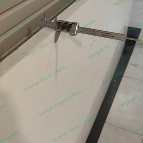 Promo nylon pe sheet putih 40mm x 100cm x 100cm / pe lembaran terbaik ...