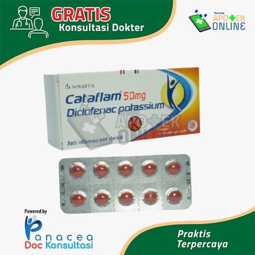 Jual CATAFLAM 50MG 1 BLISTER ISI 10 TABLET - Kab. Sidoarjo - Apotek ...