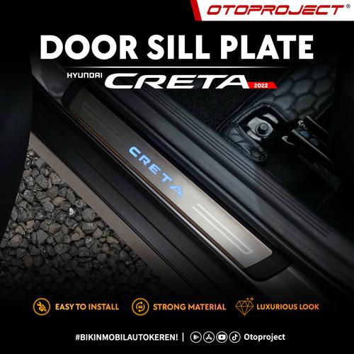 Jual Door Sill Plate Hyundai Creta 2022 Original Design - No Lamp - Kab ...
