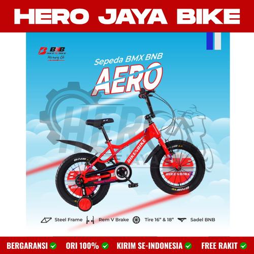 Jual Sepeda Anak Laki BMX BNB AERO Uk 16 & 18Inch Ban Jumbo 3.0 Usia 4 ...