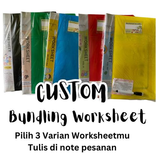 Jual [BUNDLING] 3 PCS Worksheet Anak 2 3 4 5 tahun PAUD TK Wipe and ...