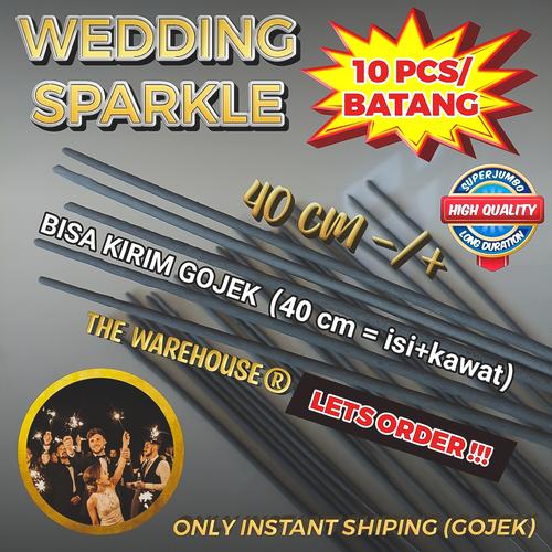 Promo sparkle/sparkle wedding/kembang api/kembang api kawat/wedding ...