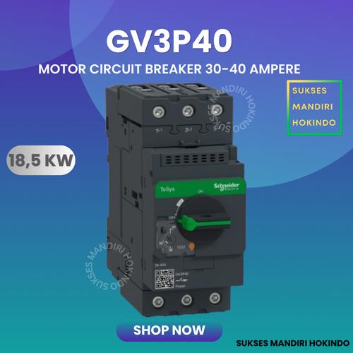 Promo GV3P40 GV3P 40 Schneider Motor Circuit Breaker Original SNI 100% ...