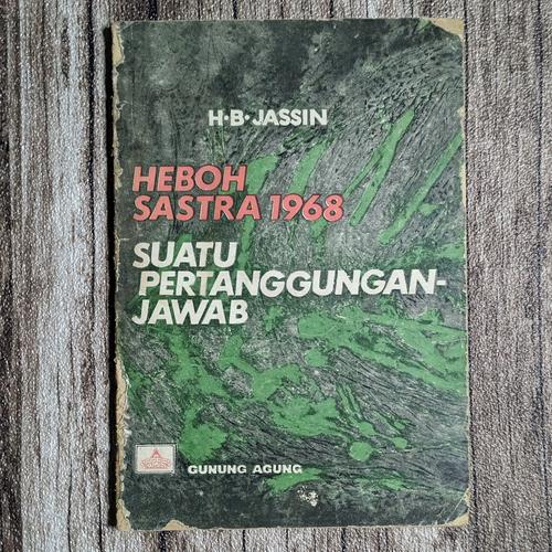 Jual Heboh Sastra 1968: Suatu Pertanggungan Jawab - H.B. Jassin - Kab. Bogor - Buitenbook ...