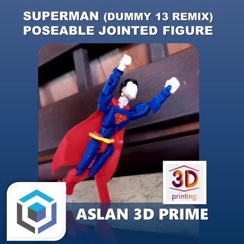 Jual DUMMY 13 SUPERMAN EDITION JOINTED POSEABLE ACTION FIGURE 3D Print ...