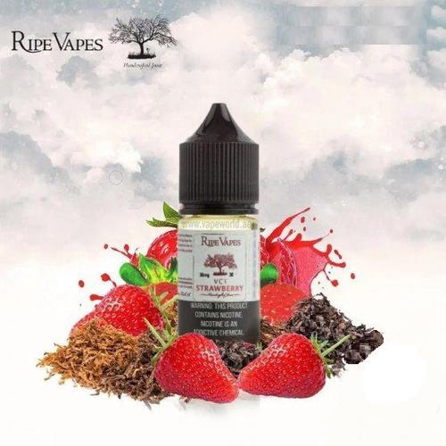 Jual Ripe Vapes VCT STRAWBERRY Salt Nic 50mg 30ml Saltnic USA US Liquid ...