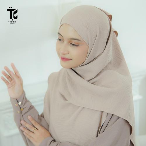 Promo [Thoiba Concept] Unaisy - Dress Set hijab - Hitam - Kota Tangerang Selatan - Thoiba ...