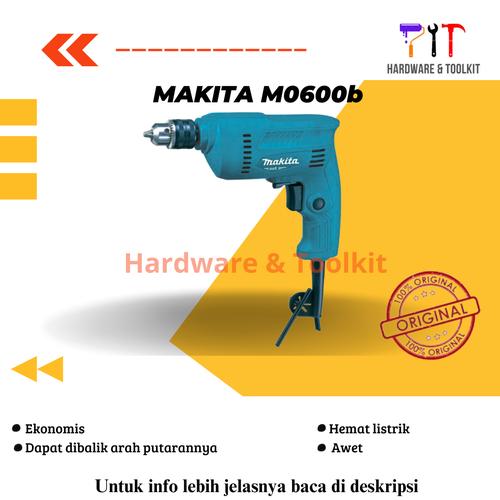 Jual MAKITA M0600B Mesin Bor Listrik Tangan 10mm Besi Kayu Drill 10mm - Kota Tangerang ...