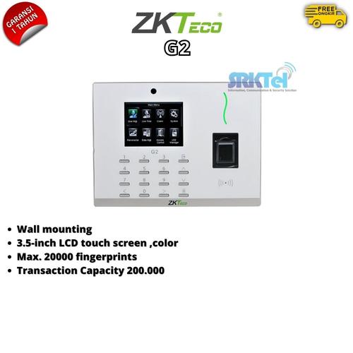 Jual ZKTeco G2 Mesin Access Door Fingerprint Absensi - Jakarta Utara ...