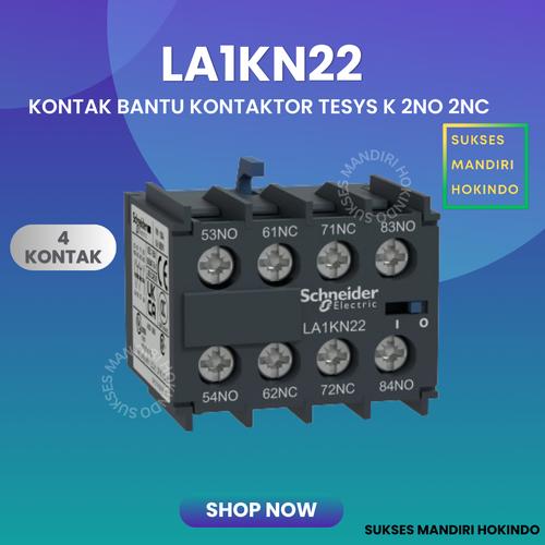 Promo Auxiliary Contact Block LC1K TeSys D LA1KN22 2NO 2NC ORI SNI ...