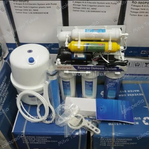 Jual Mesin Ro 100 gpd 6 step Mesin Reverse osmosis 6 step lengkap set ...